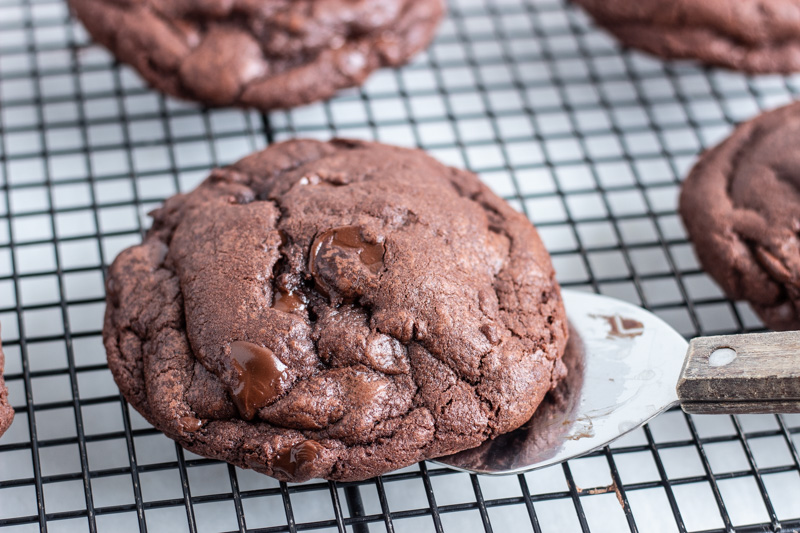 Big Fat Double Chocolate Cookies {with Honey-Sweetened Variation} | The ...